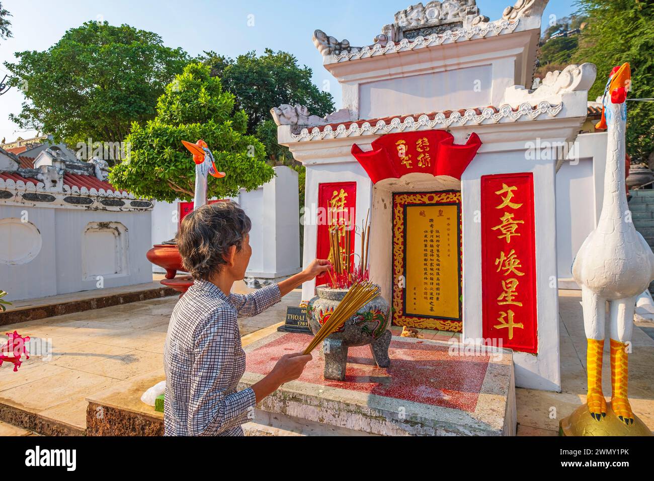 Vietnam, Mekong Delta, An Giang province, Chau Doc, Nui Sam district at ...