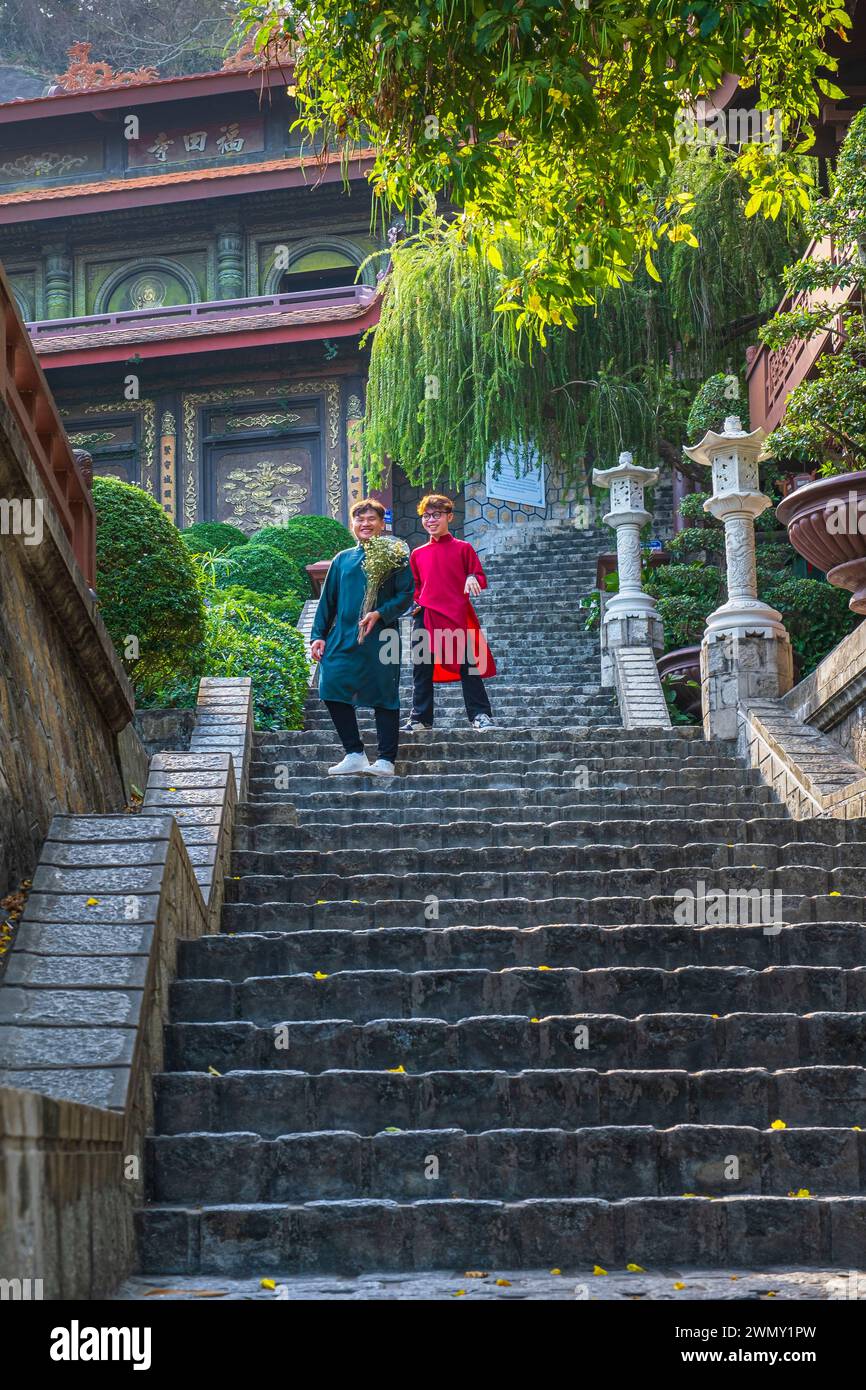 Vietnam, Mekong Delta, An Giang province, Chau Doc, Nui Sam district, a ...