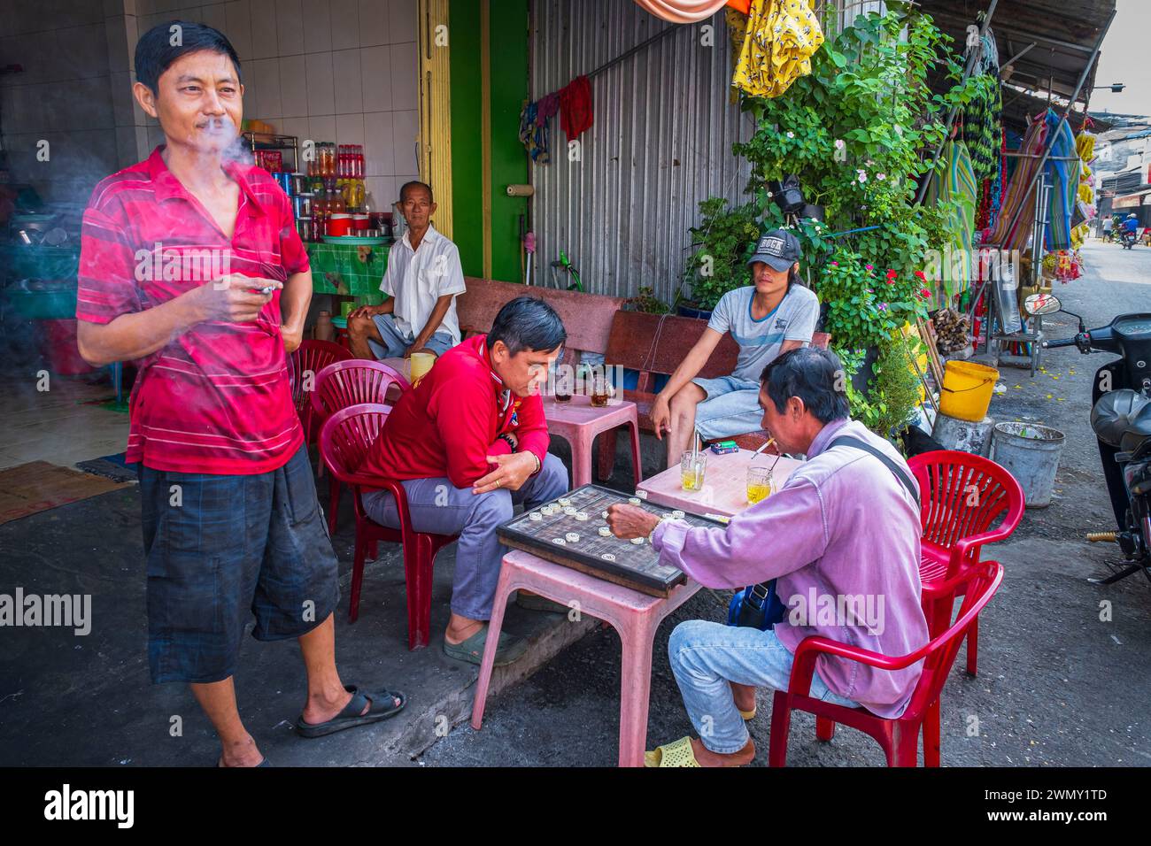 Vietnam, Mekong Delta, An Giang province, Chau Doc, Nui Sam district at ...
