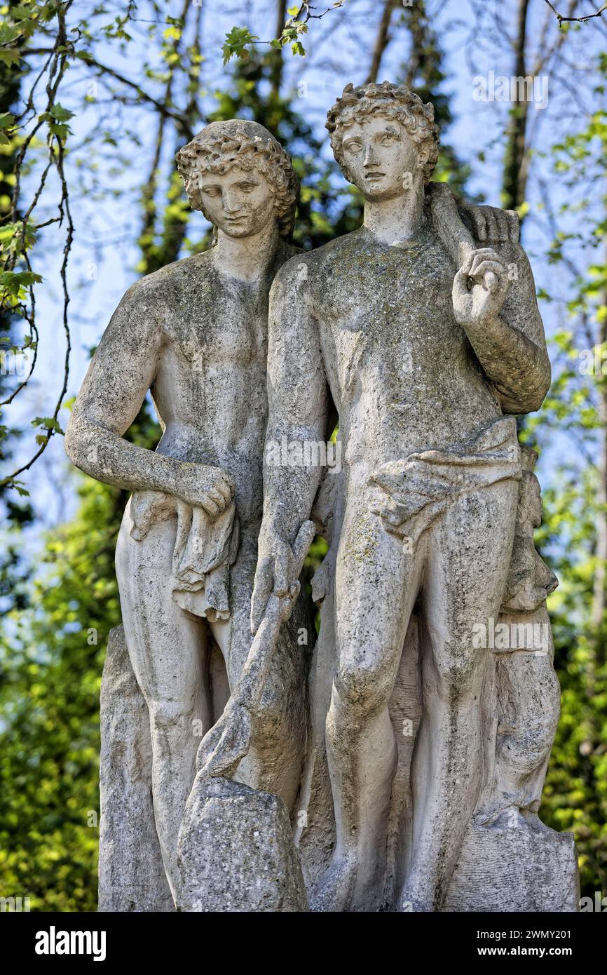 France, Hauts de Seine, Sceaux, the Parc de Sceaux designed by André Le ...