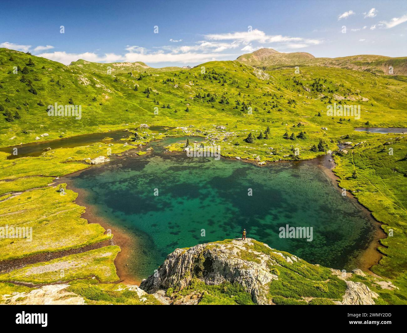 France, Isère, Matheysine, Taillefer massif, hike to the Plateau des ...