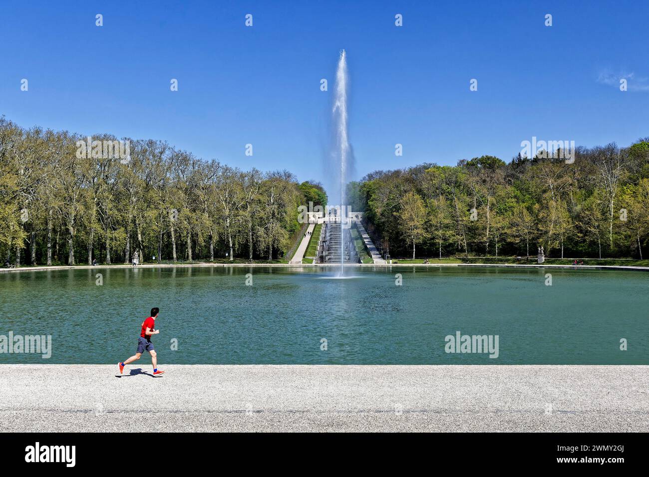 France, Hauts de Seine, Sceaux, the Parc de Sceaux designed by André Le ...