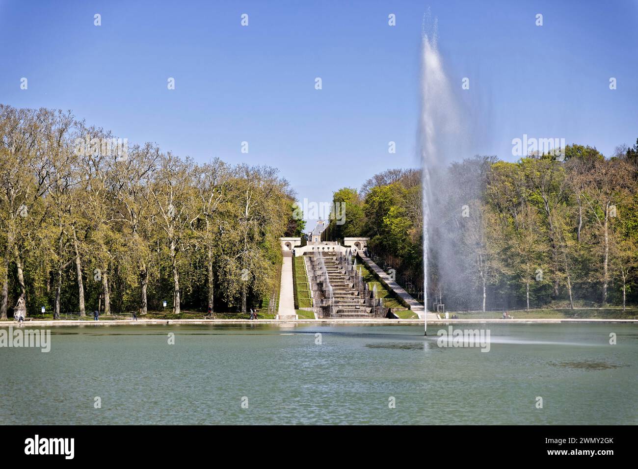 France, Hauts de Seine, Sceaux, the Parc de Sceaux designed by André Le ...