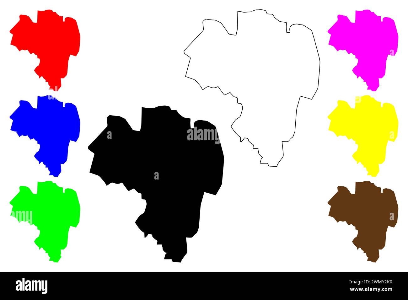 Camacari map hi-res stock photography and images - Alamy