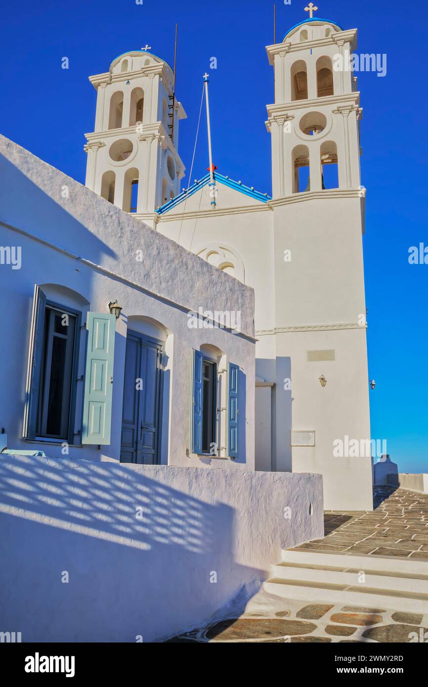Greece, Dodecanese islands, Sifnos island, Orthodox Church, Apollonia ...