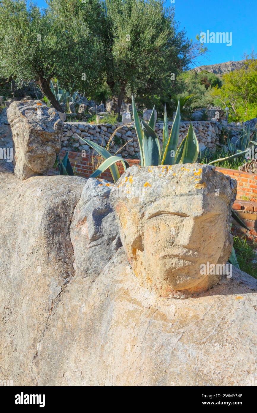 Agrigento museum head hi-res stock photography and images - Alamy