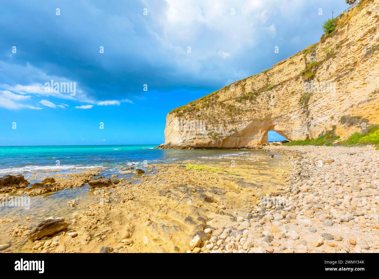 Italy, Sicily, Province of Agrigento, Sciacca, Coast near Terme ...