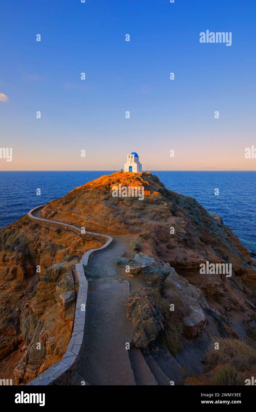 Greece, Dodecanese islands, Sifnos island, Church of the seven martyrs ...