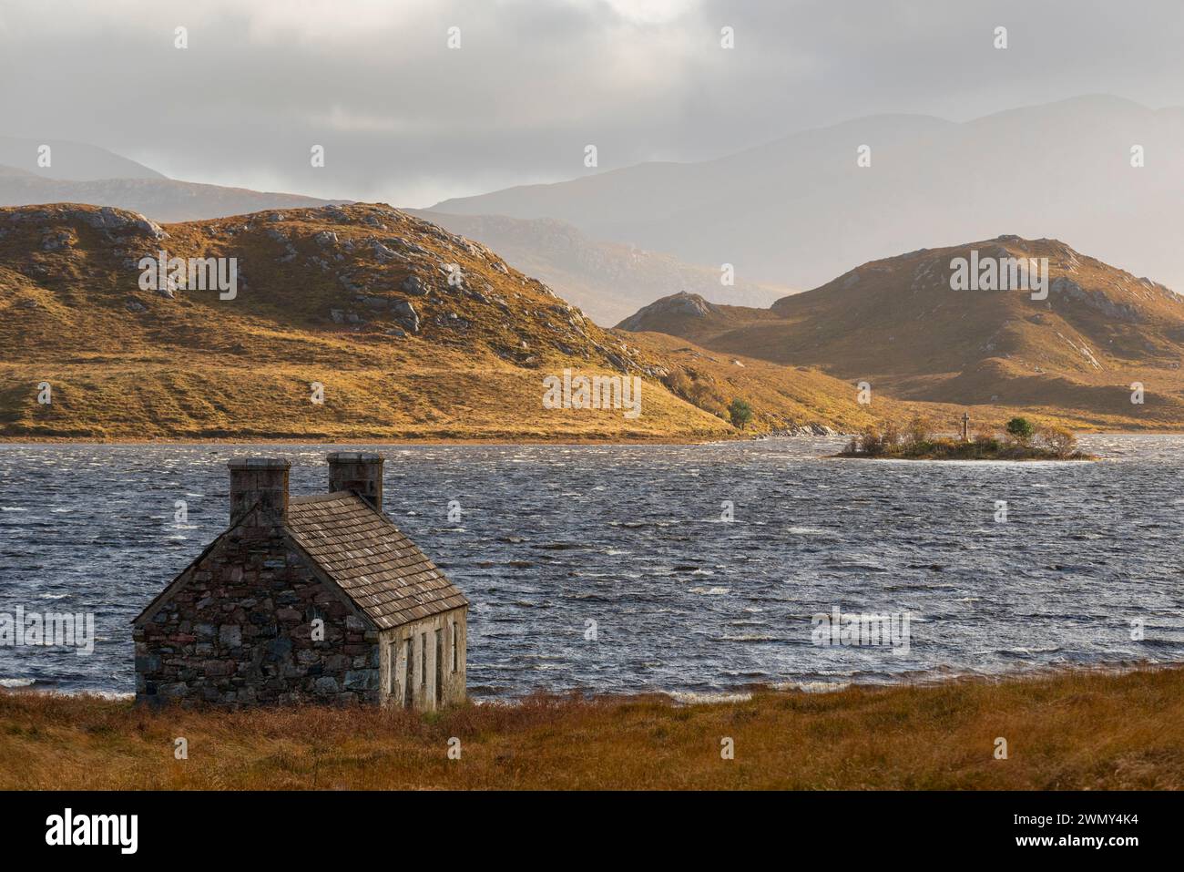 United Kingdom, Scotland, Highlands, North Coast 500 Route, Bothy on ...