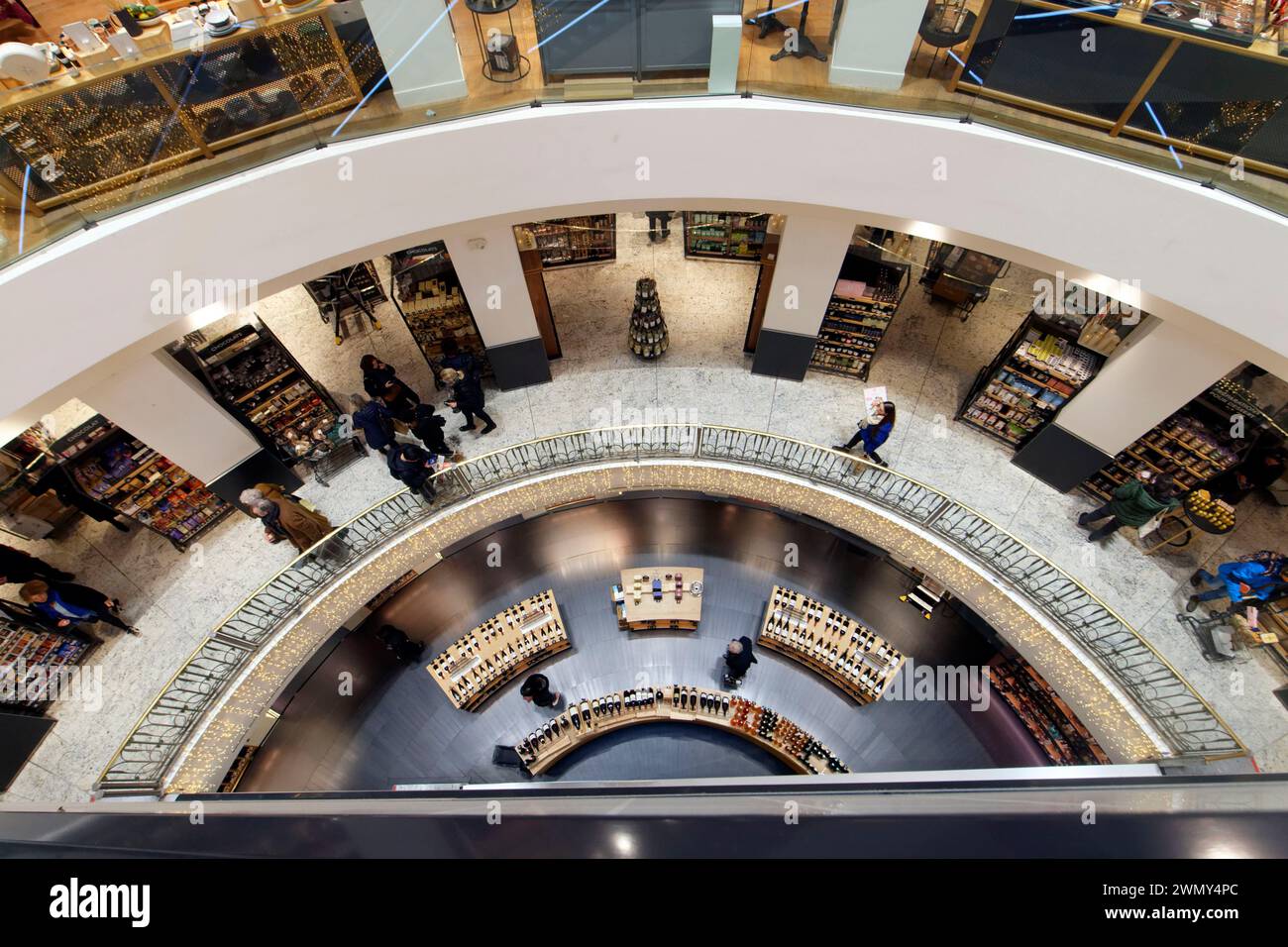 France, Paris, the Bon Marche department store, La Grande Epicerie de ...