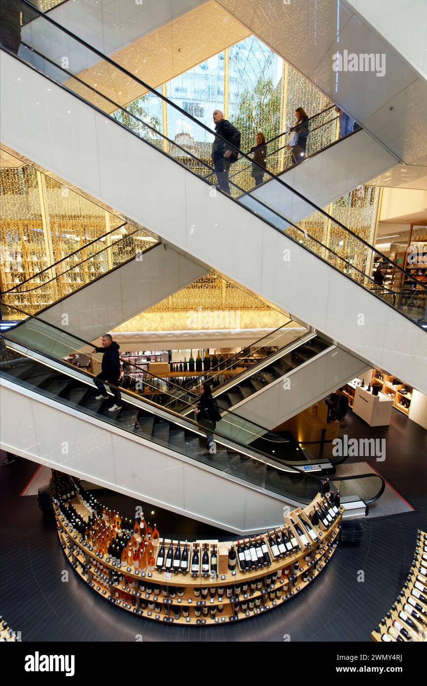 France, Paris, the Bon Marche department store, La Grande Epicerie de ...