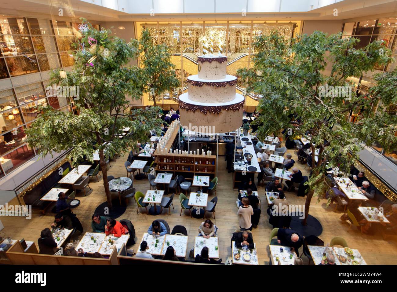 France, Paris, the Bon Marche department store, La Grande Epicerie de ...