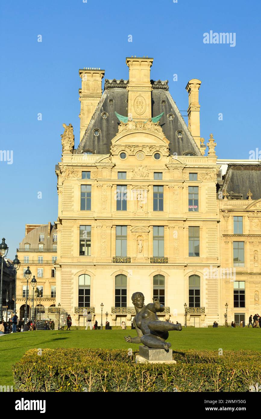 France, Paris, area listed as World Heritage by UNESCO, The Louvre ...