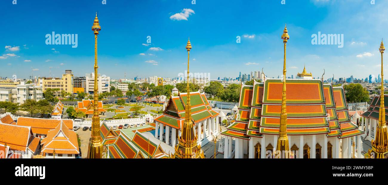 Thailand, Bangkok, Wat Ratchanadda temple Stock Photo - Alamy