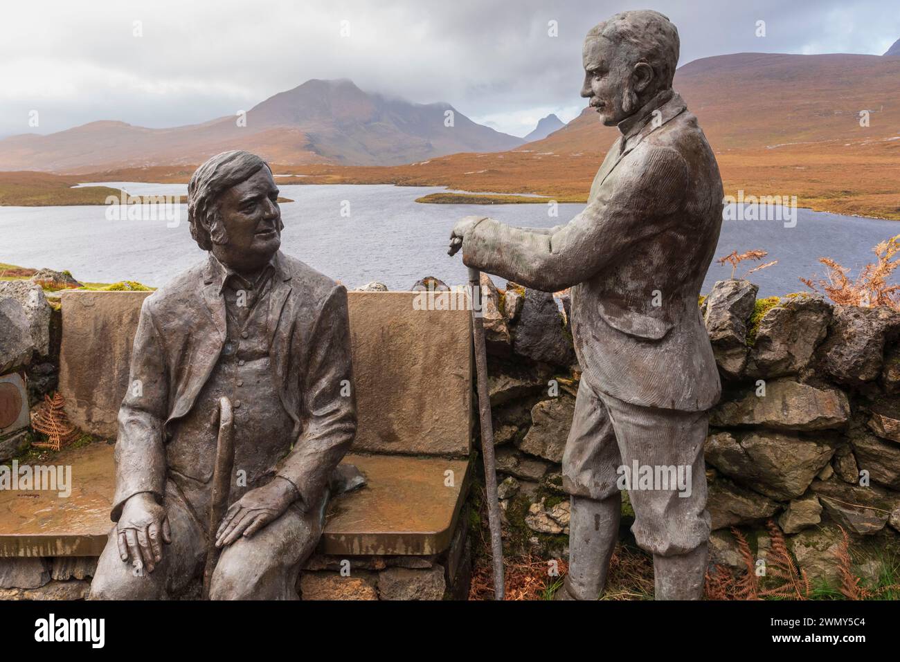 United Kingdom, Scotland, Highlands, North Coast 500 Road, Knockan ...