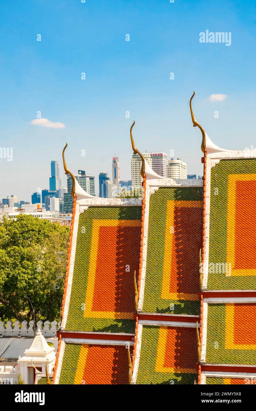 Thailand, Bangkok, Wat Ratchanadda temple Stock Photo - Alamy