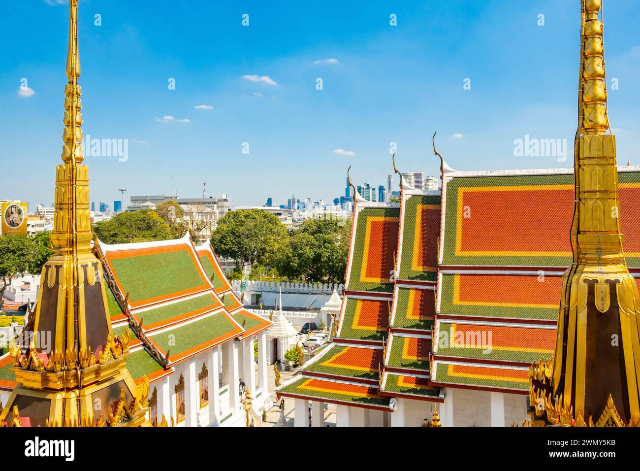 Thailand, Bangkok, Wat Ratchanadda temple Stock Photo - Alamy