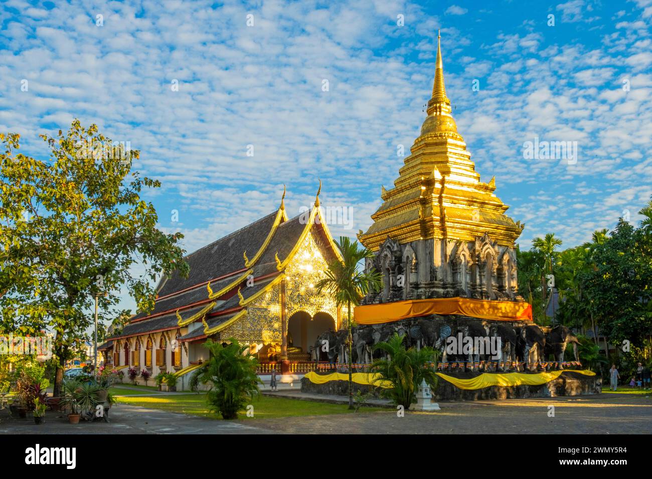 Thailand, Chiang Mai, Wat Chiang Mun temple Stock Photo - Alamy