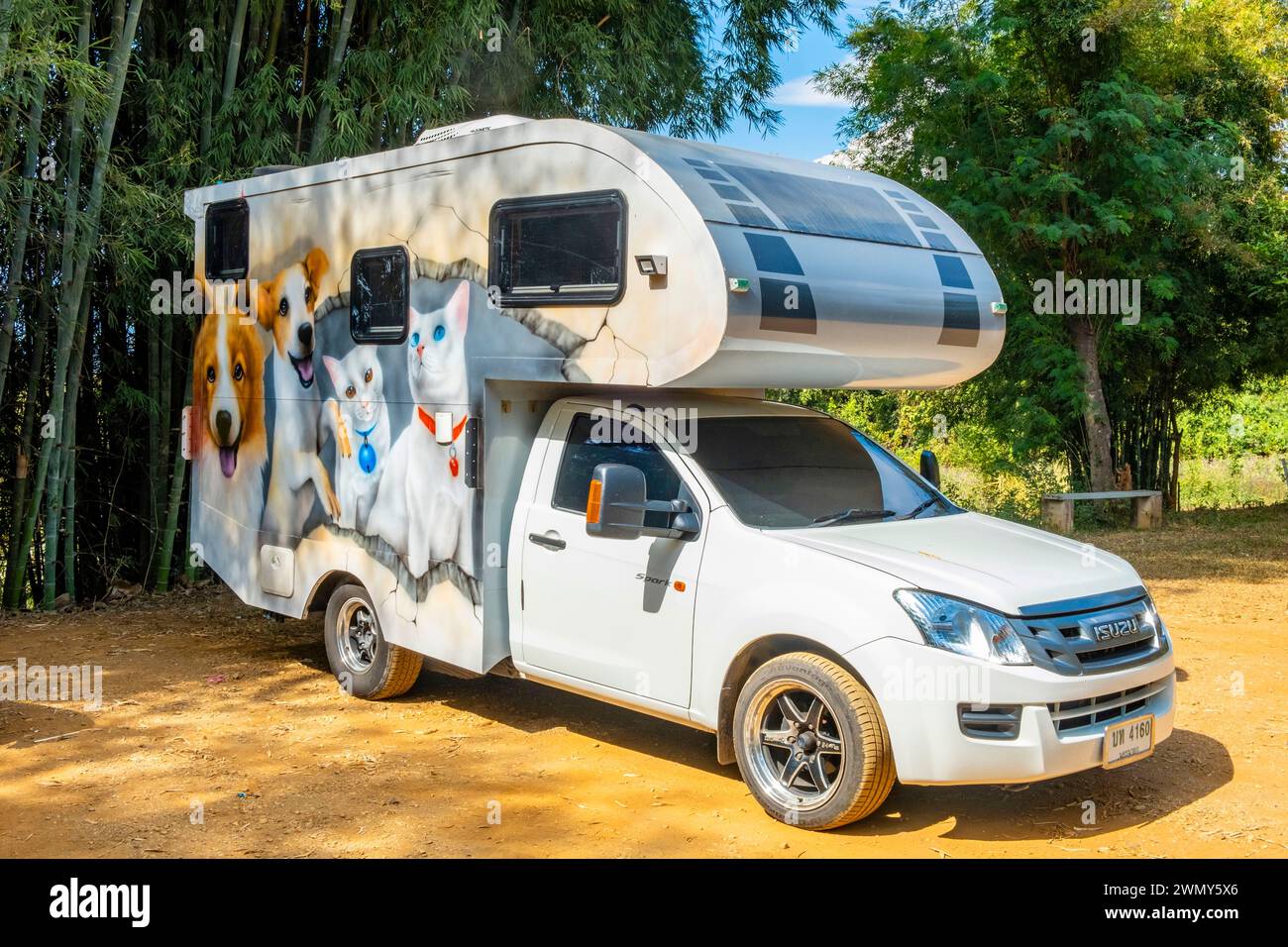 Thailand, Chiang Rai, Motorhome Stock Photo - Alamy