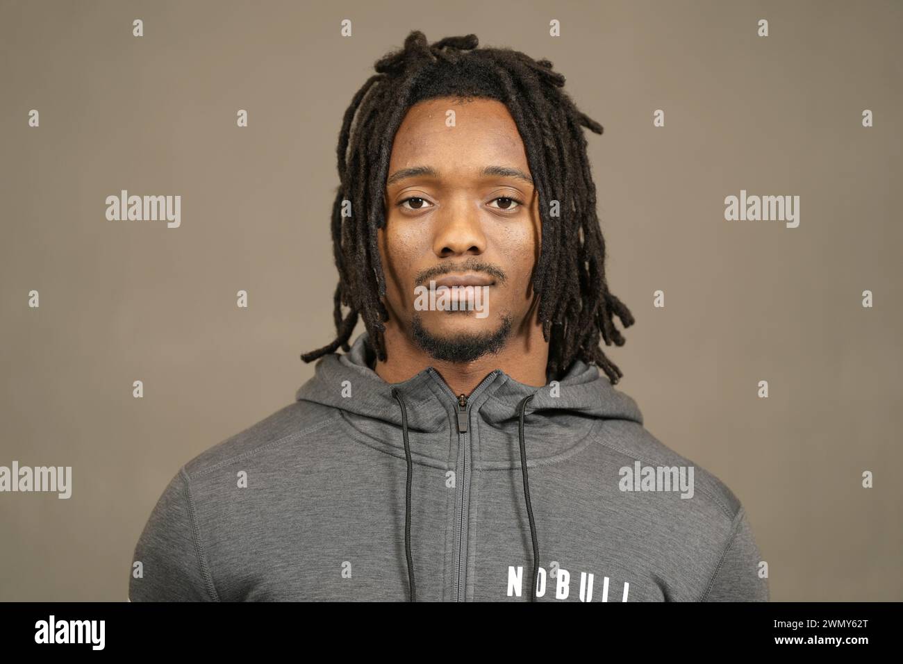 TCU defensive back Millard Bradford poses for a portrait at the NFL ...