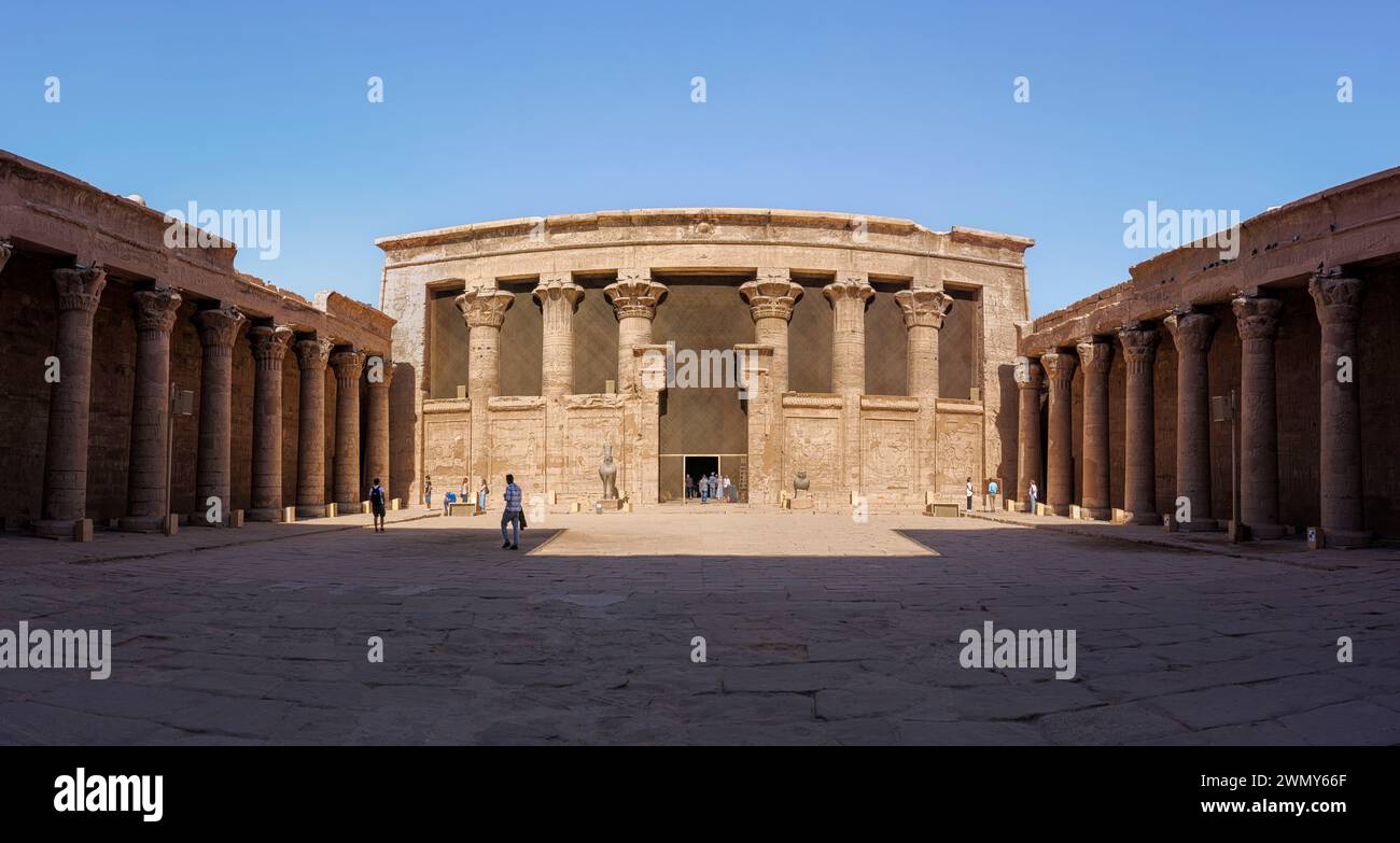 Egypt, Edfu, Pharaonic temples in Upper Egypt from the Ptolemaic and ...