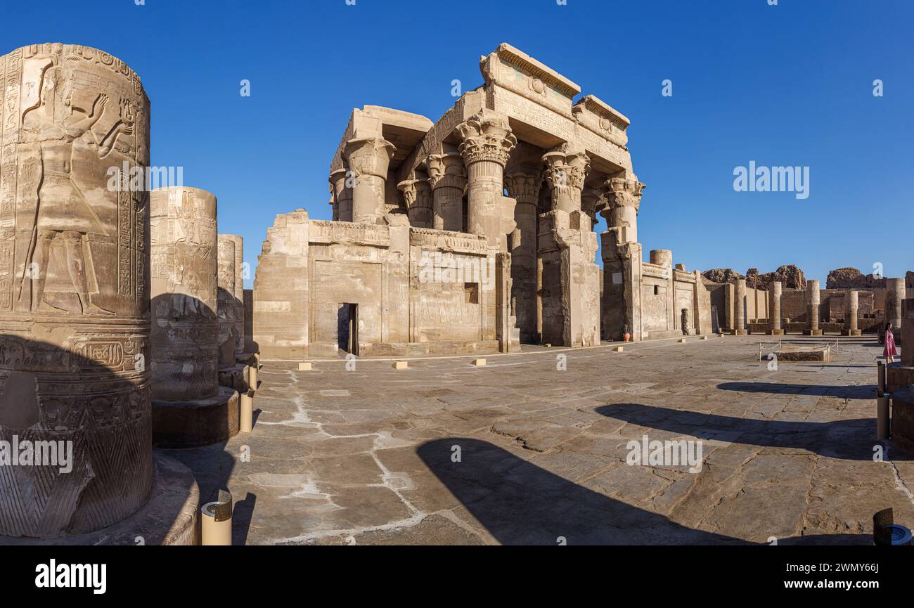 Egypt, Kom Ombo, Pharaonic temples in Upper Egypt from the Ptolemaic ...