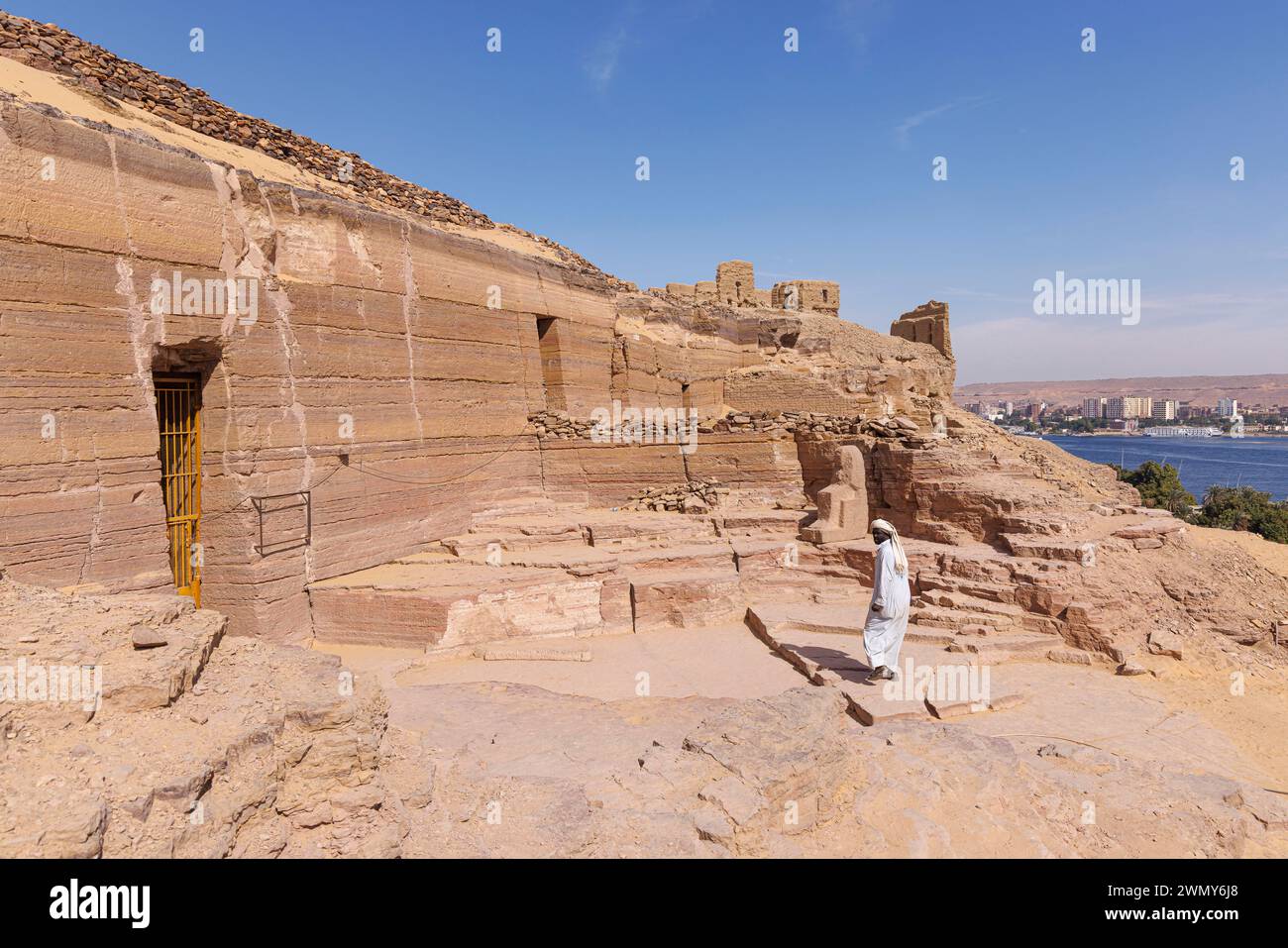 Egypt, Aswan, noble tombs Stock Photo - Alamy