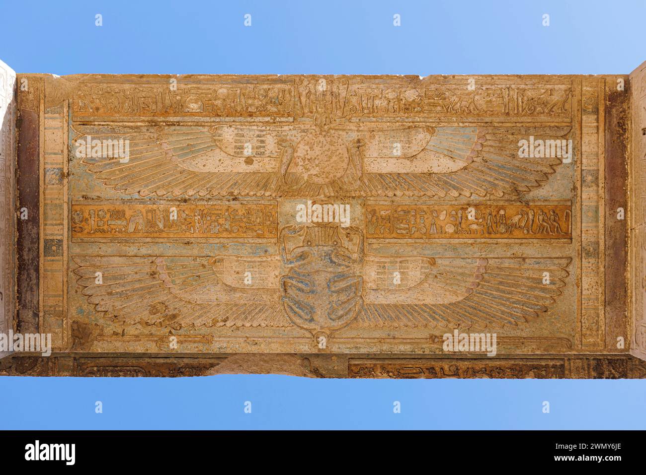 Egypt, Qena, Dendera, Pharaonic temples in Upper Egypt from the ...