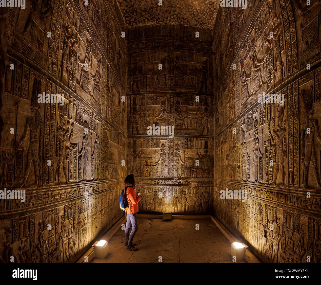 Egypt, Qena, Dendera, Pharaonic temples in Upper Egypt from the ...