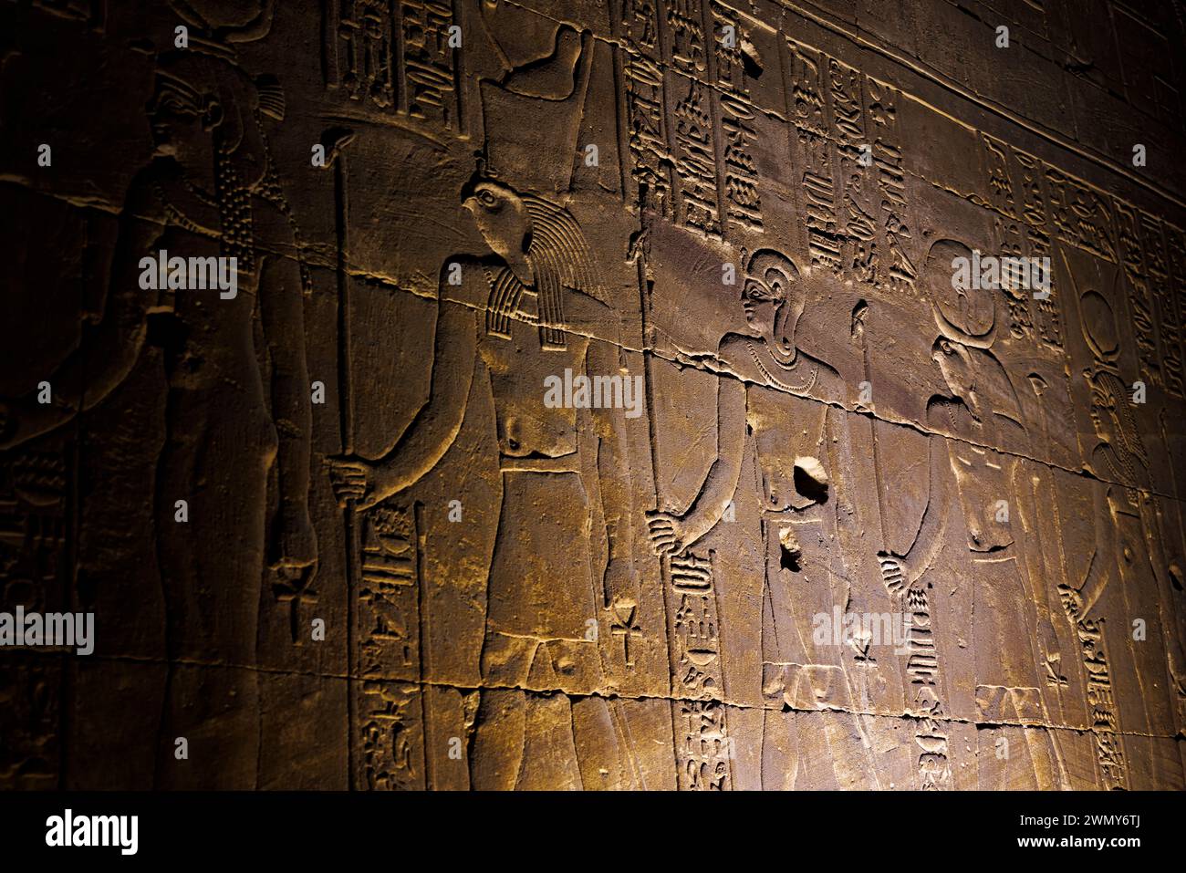 Egypt, Edfu, Pharaonic temples in Upper Egypt from the Ptolemaic and ...