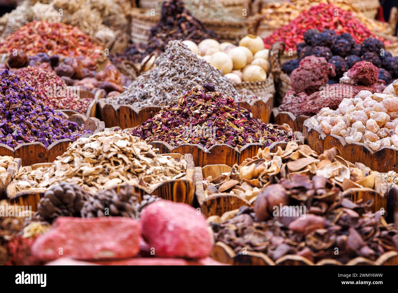 Egypt, Aswan, spices Stock Photo - Alamy