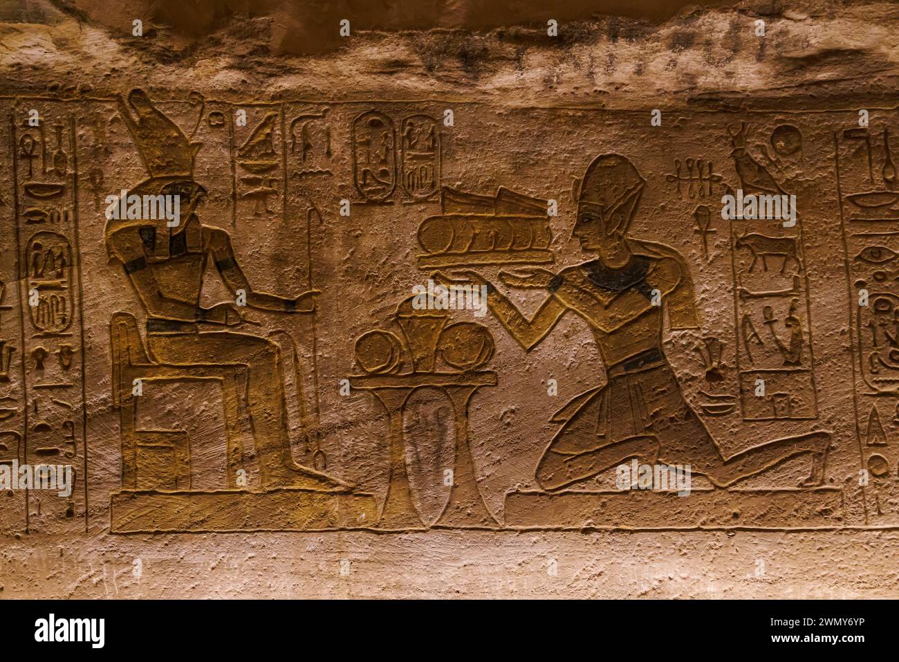Egypt, Abu Simbel, Nubian Monuments from Abu Simbel to Philae listed as ...