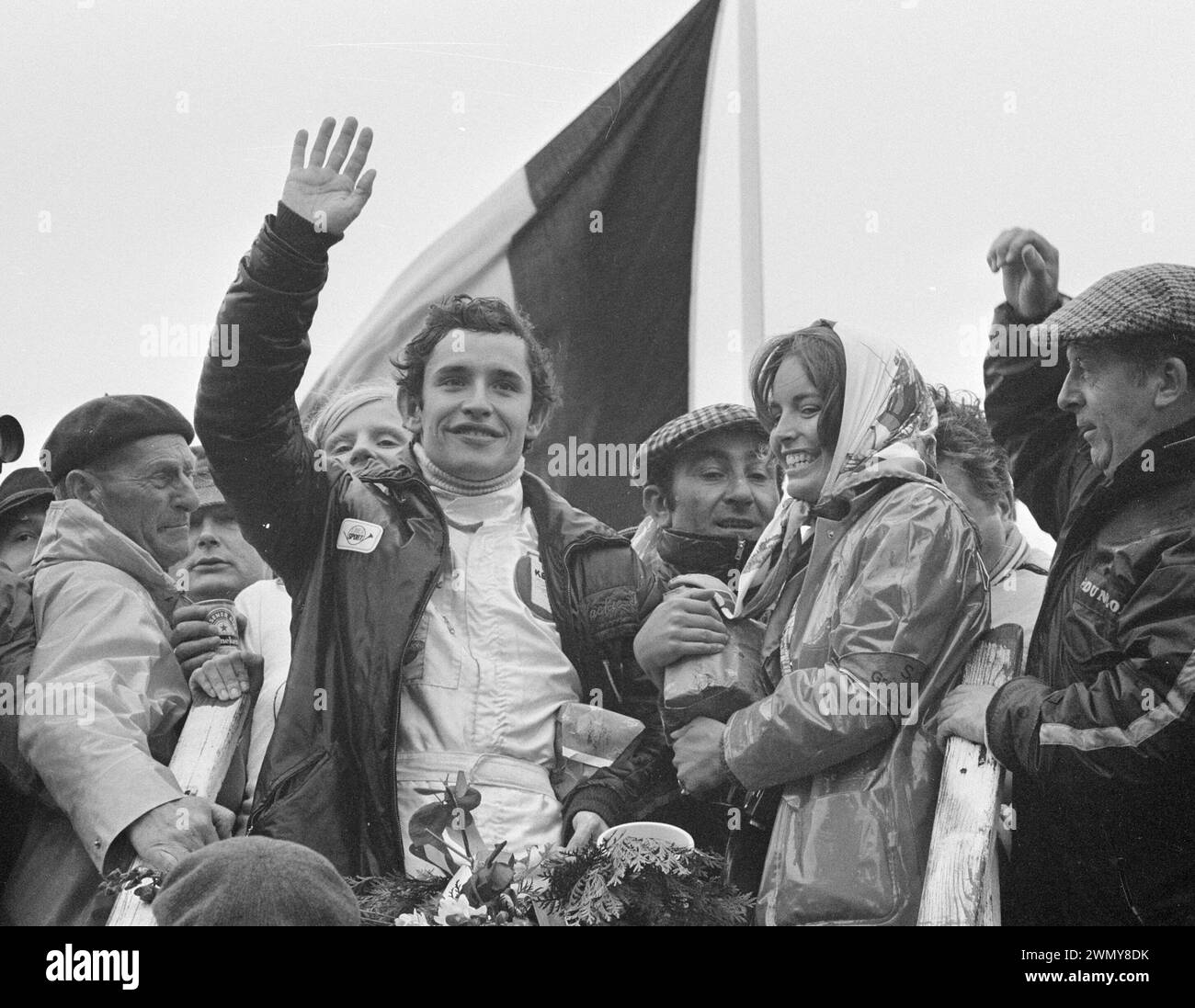 Zandvoort, Netherlands. June 20, 1971. Jacky Ickx, winner of the 1971 ...
