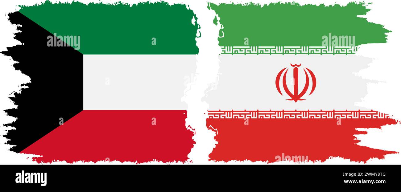 Iran kuwait conflict Stock Vector Images - Alamy