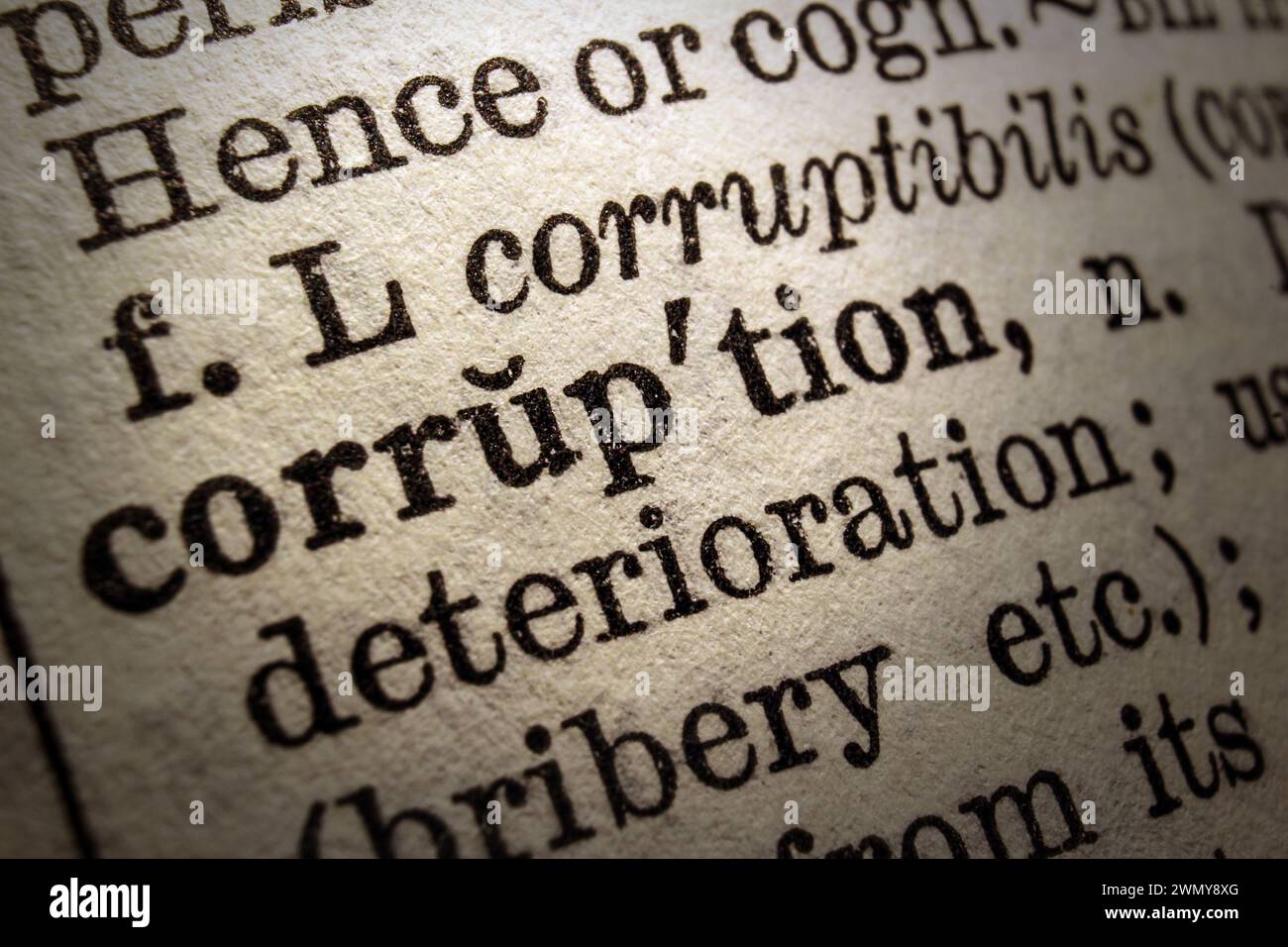 To corruption stock hi-res stock photography and images - Alamy