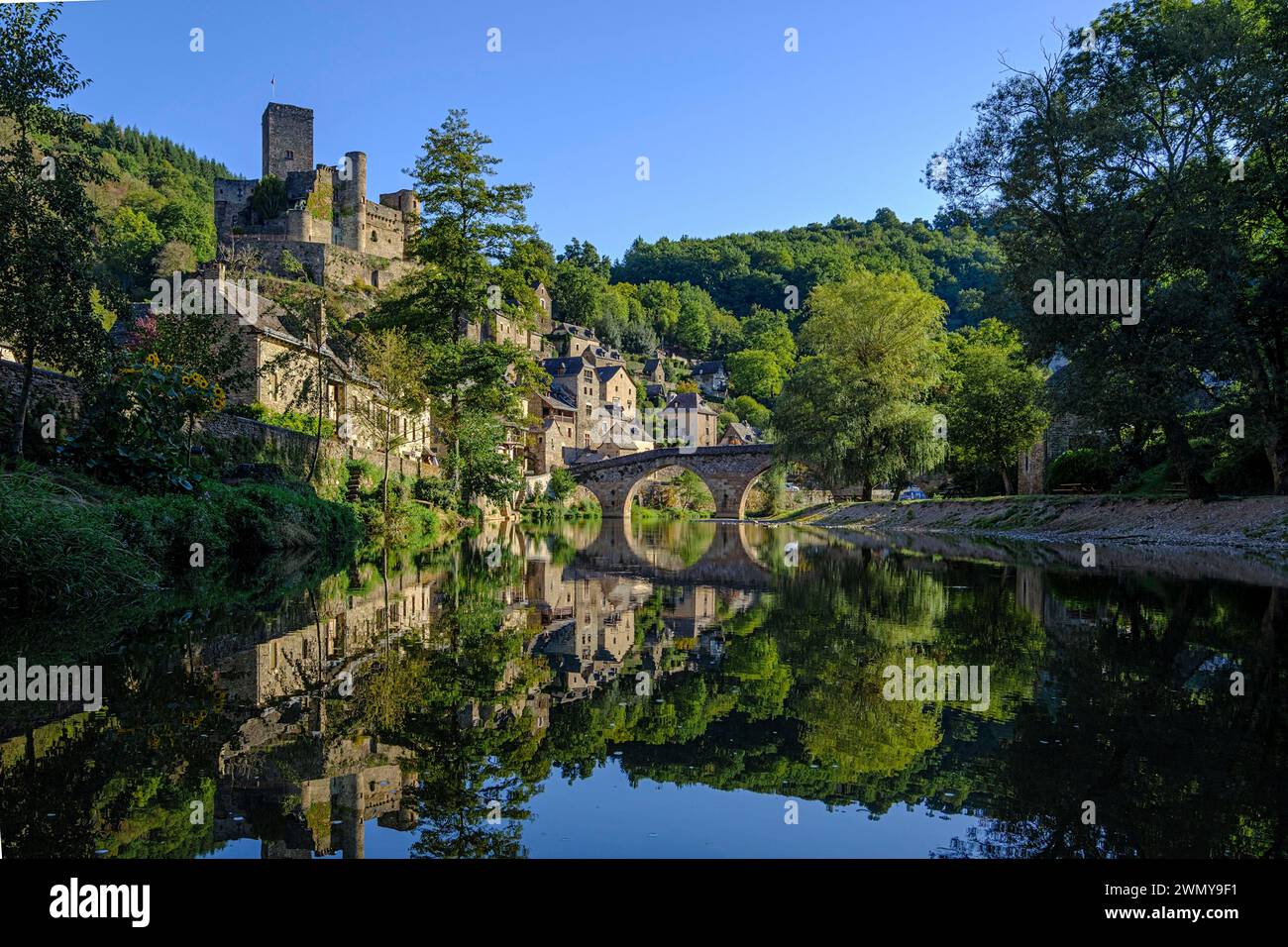France, Occitanie, Aveyron, Belcastel, labelled one of the most ...