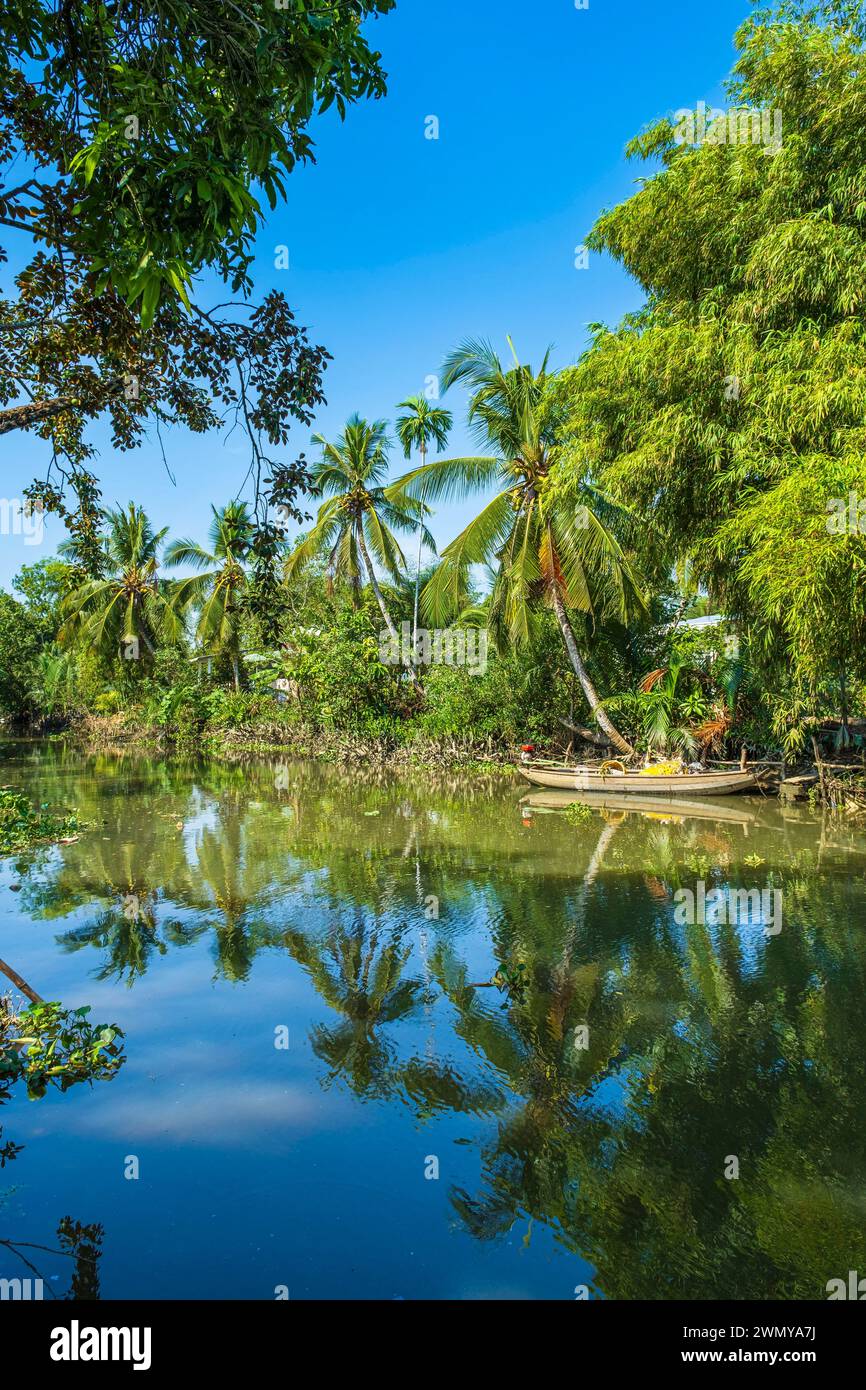 Vietnam, Mekong Delta, canals in Phong Dien region Stock Photo - Alamy