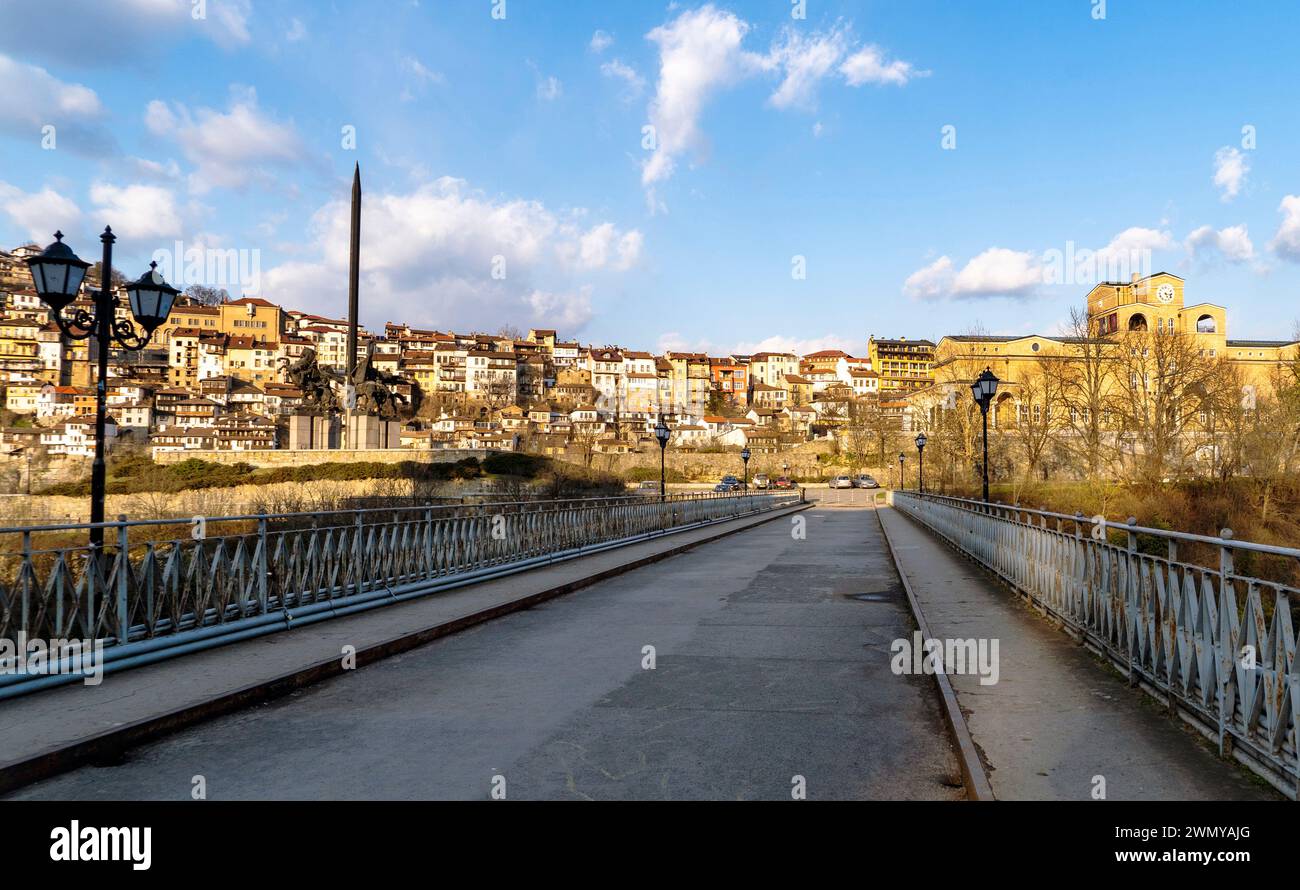 Panorama of Veliko Tarnovo on a sunny day Stock Photo - Alamy