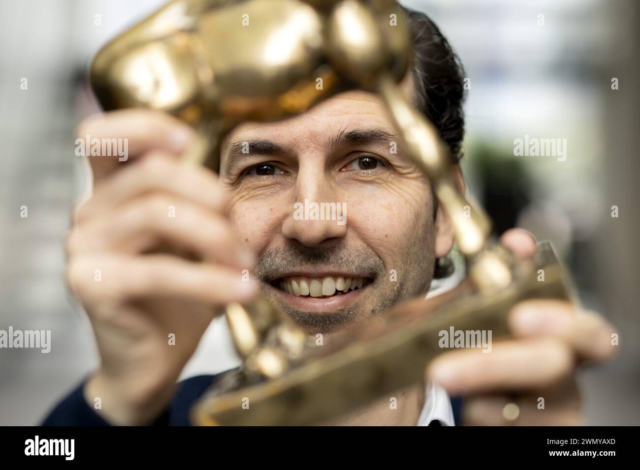 AMSTERDAM - Portrait of Jamel Aattache, director of, among others, the ...