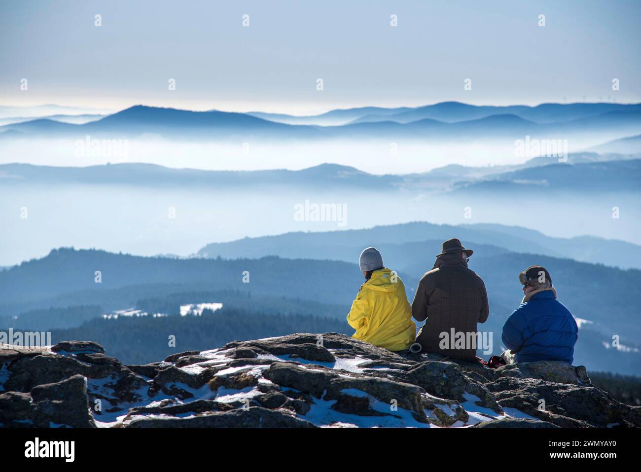 France, Loire (42), Pilat Massif, Pilat Regional Nature Park, La ...