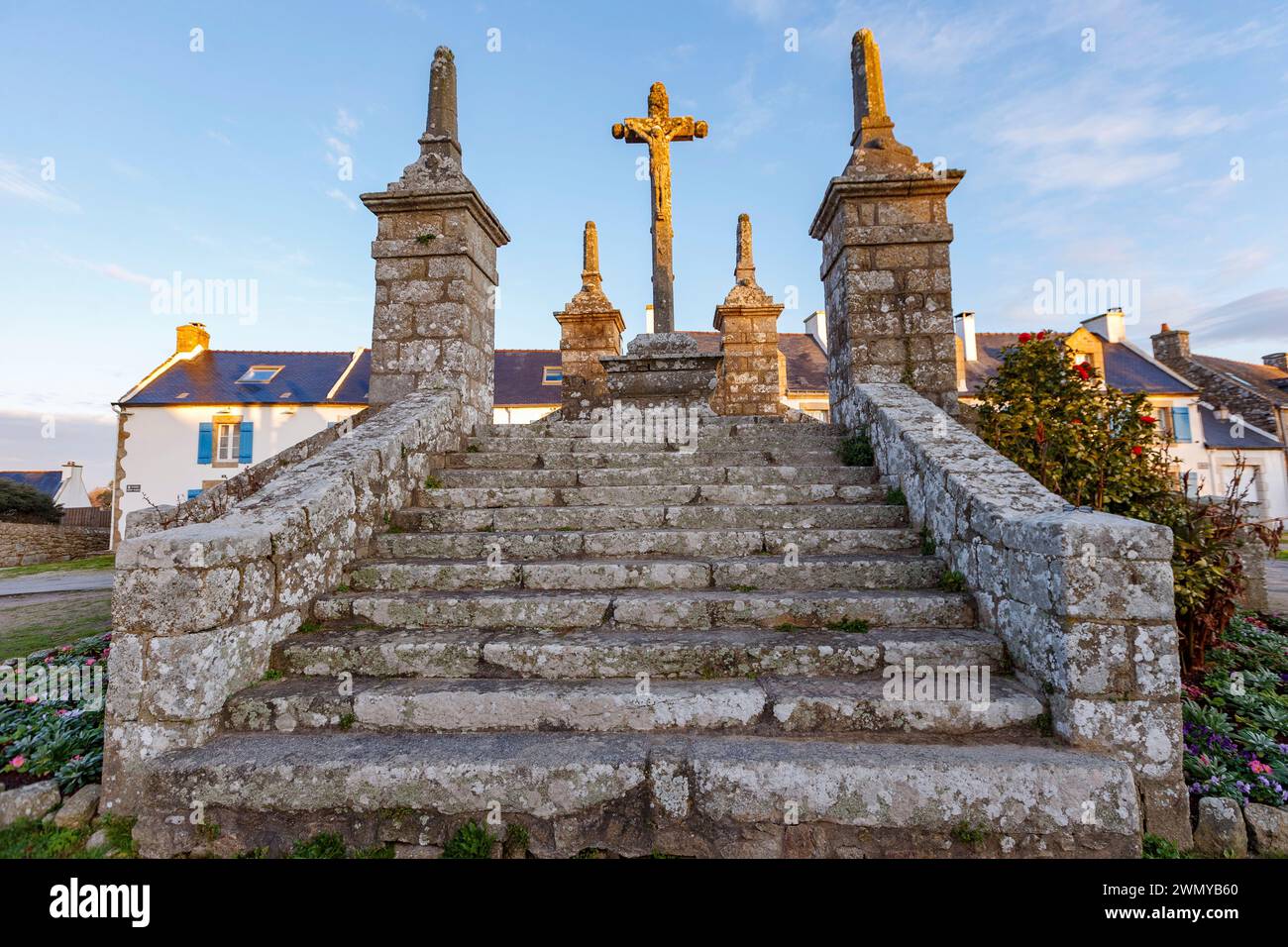 France, Morbihan, Village of Saint Cado, Island of Saint Cado, Parish ...