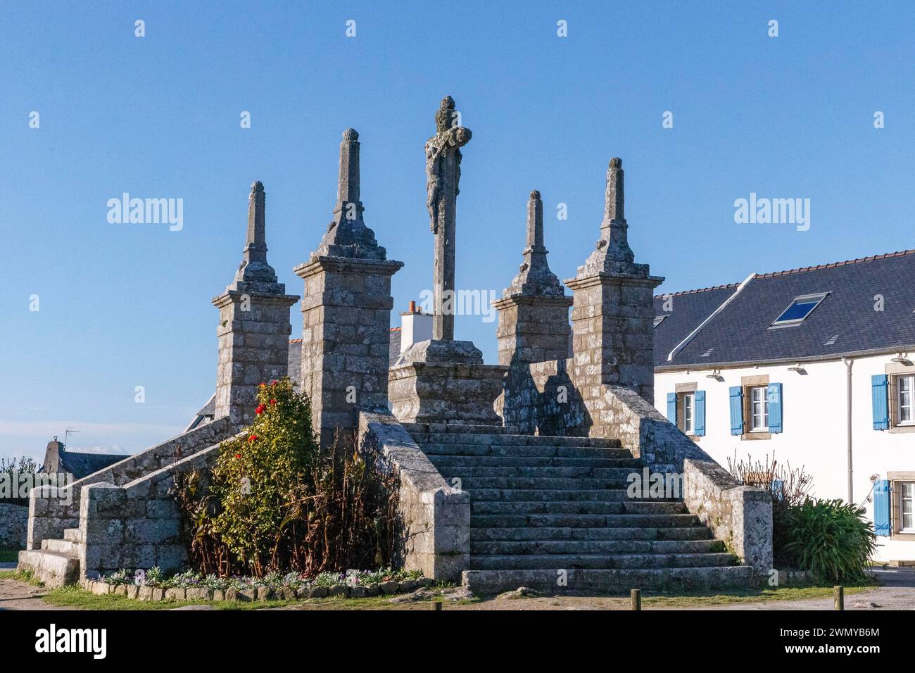 France, Morbihan, Village of Saint Cado, Island of Saint Cado, Parish ...
