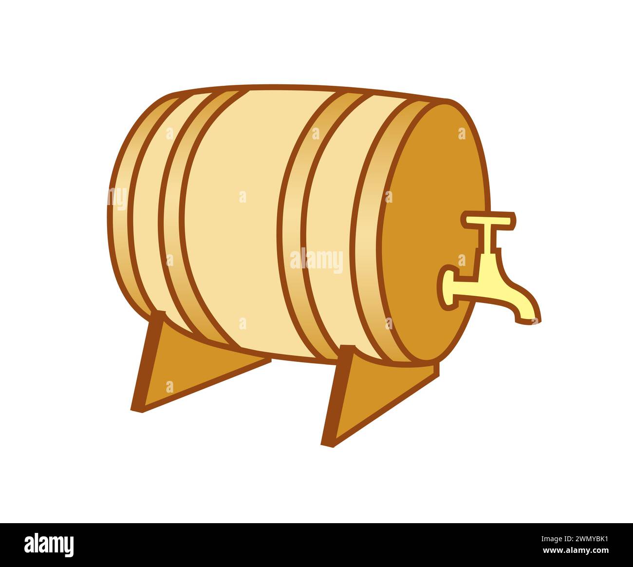 Cartoon beer barrel hi-res stock photography and images - Alamy