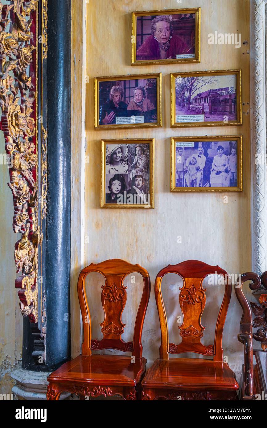Vietnam, Mekong Delta, Sa Dec, former house of Huynh Thuy Le, built in ...