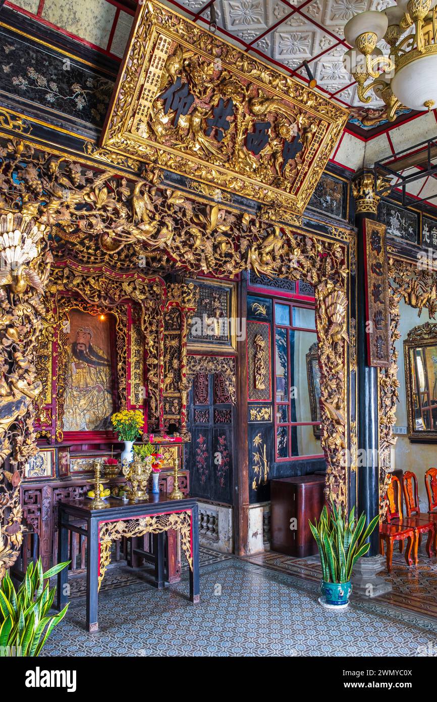 Vietnam, Mekong Delta, Sa Dec, former house of Huynh Thuy Le, built in ...