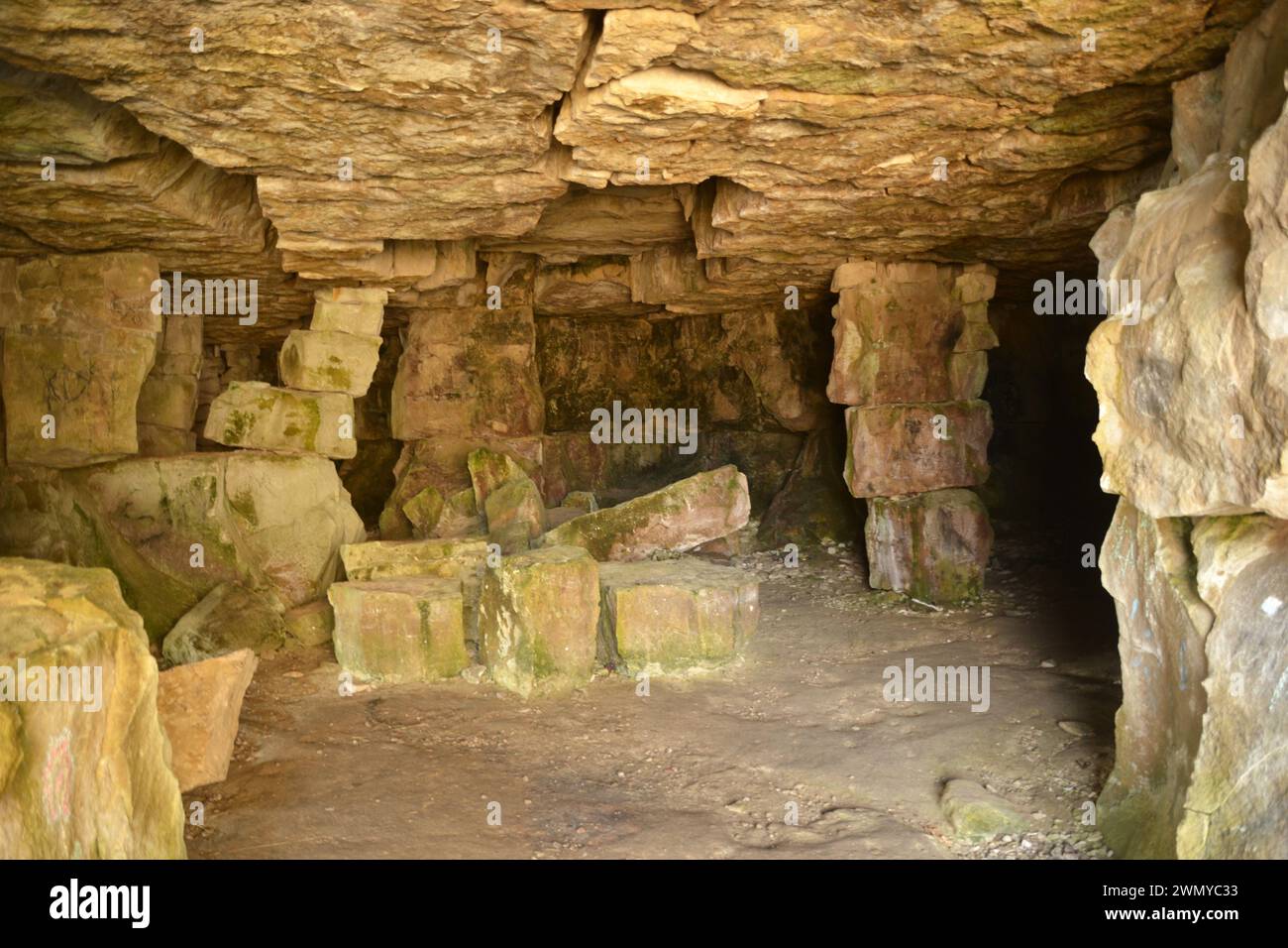 Winspit Old Quarry, Isle of Purbeck, Dorset, UK Stock Photo - Alamy