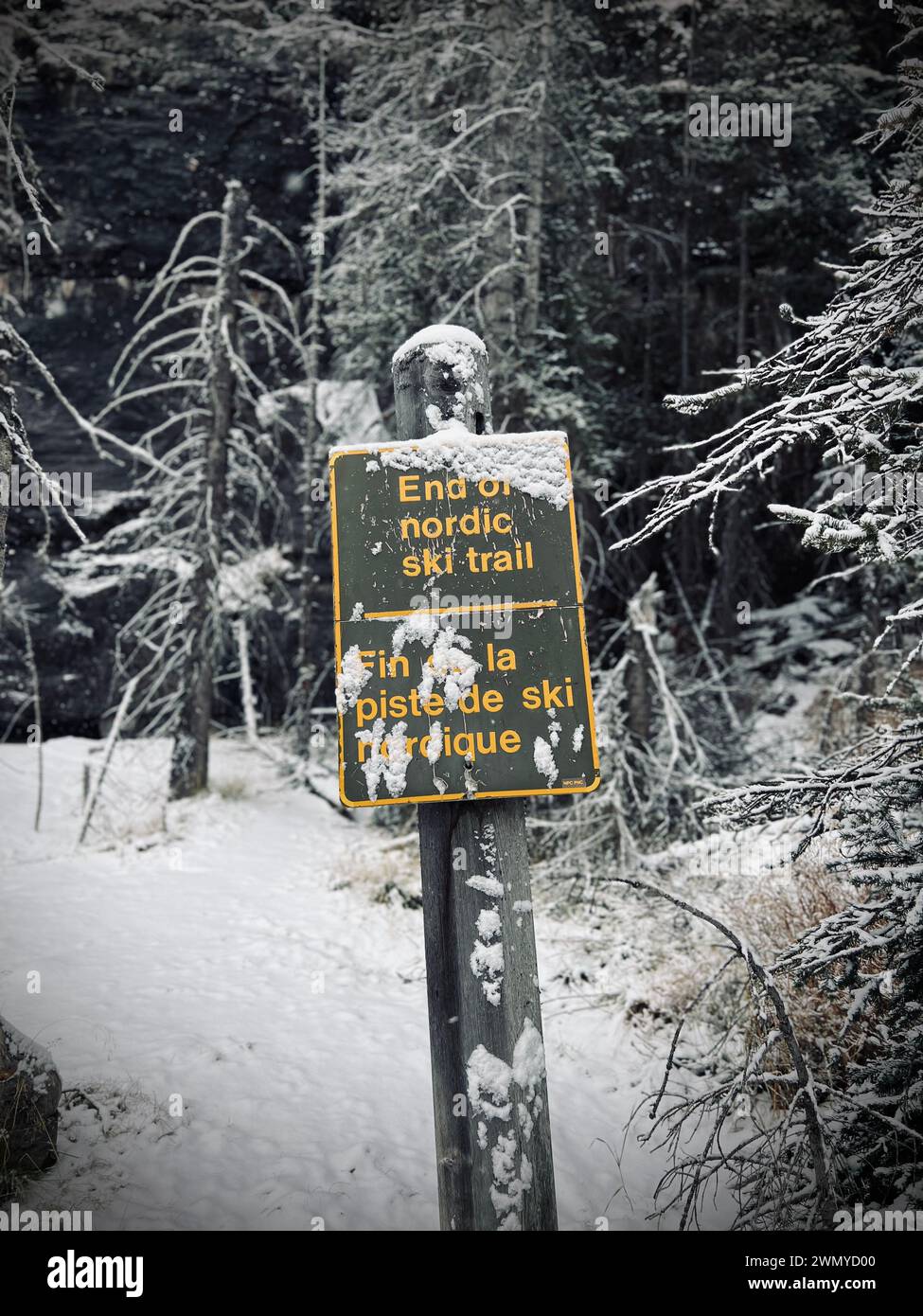 Ski warning sign hi-res stock photography and images - Alamy
