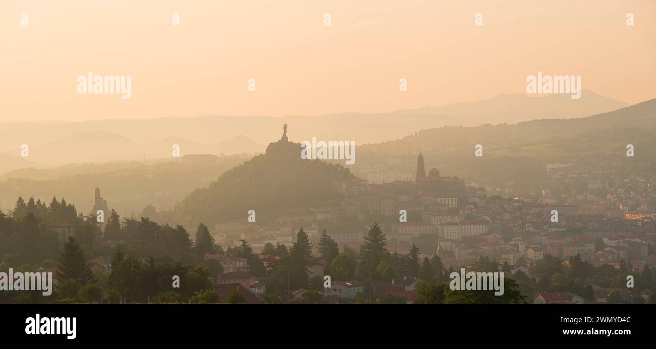 France, Haute-Loire, Le Puy-en Velay, start of the Via Podiensis, one ...