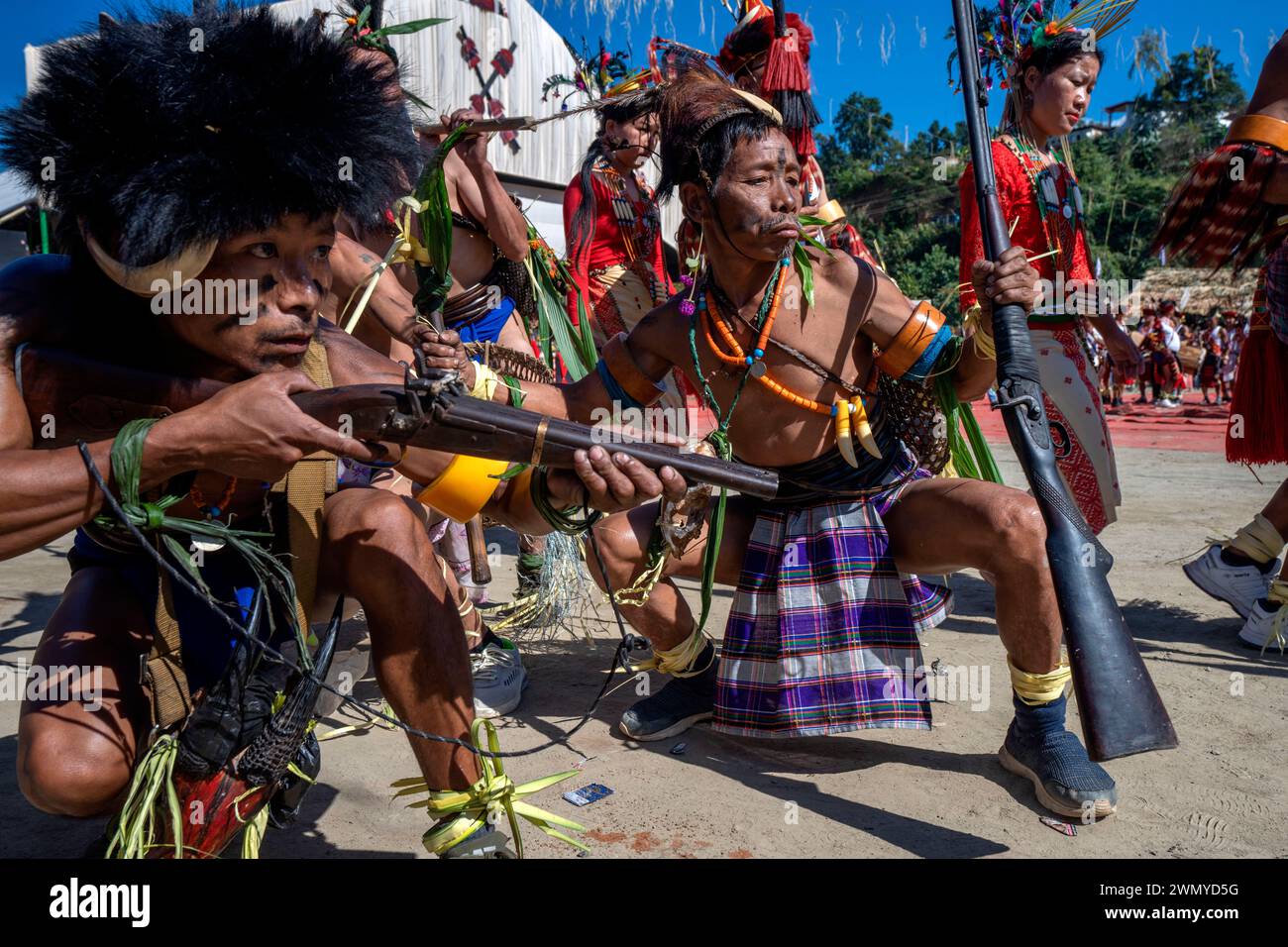 India, Arunachal Pradesh, Khonsa, Chalo Loku festival within the Nocte ...