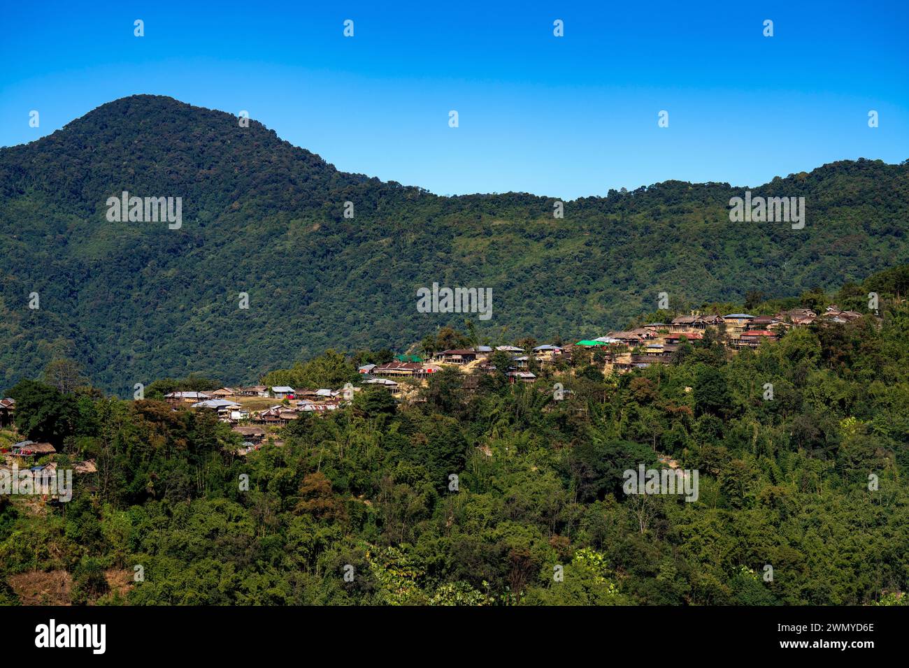 India, Arunachal Pradesh, Lazu village, Nocte tribe Stock Photo - Alamy